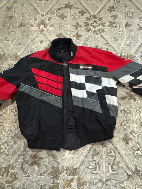 Honda | Jackets & Coats | Mens Black And Red Performance Racing Jacket ...